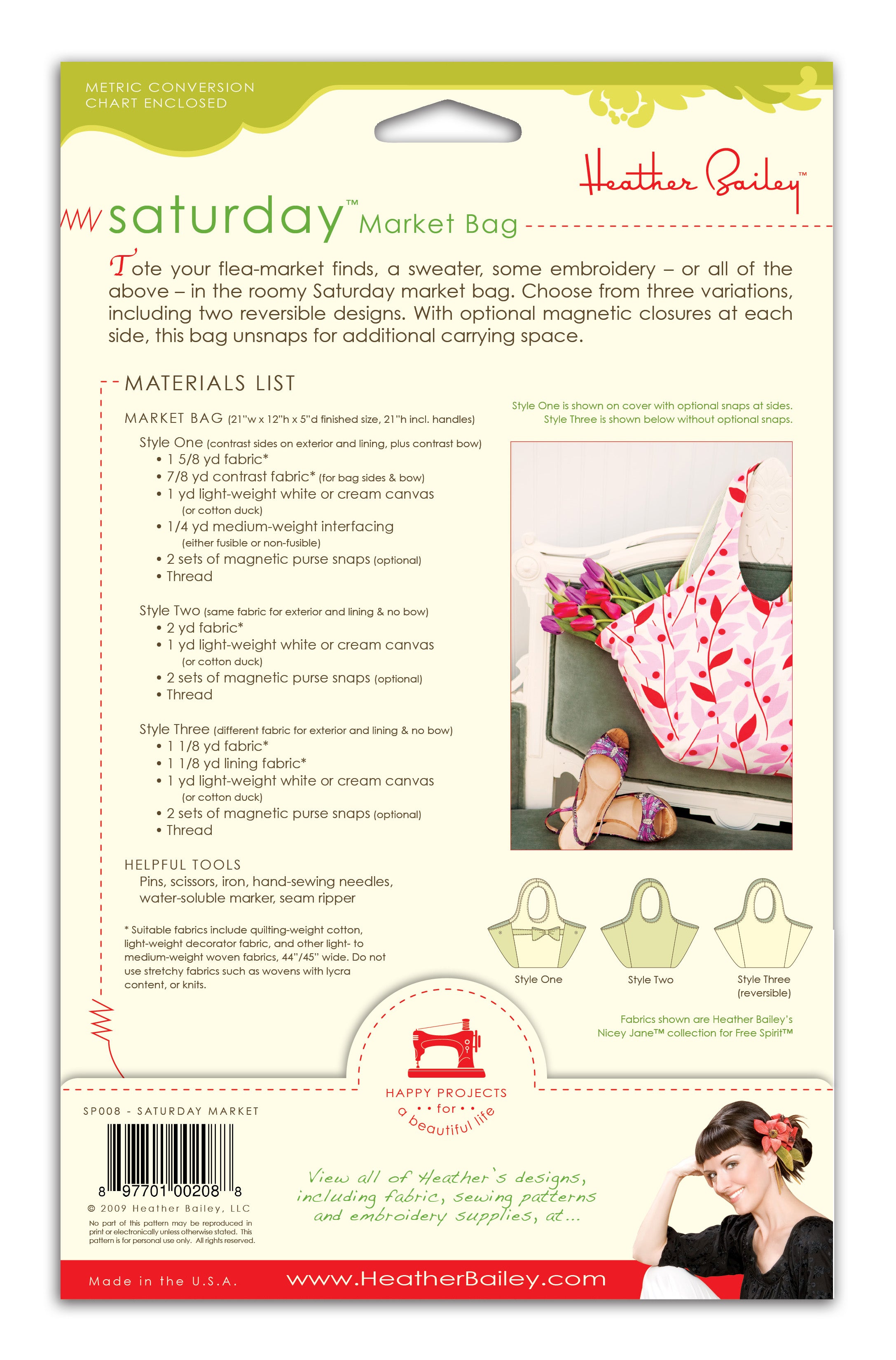 Saturday Market Bag – Heather Bailey